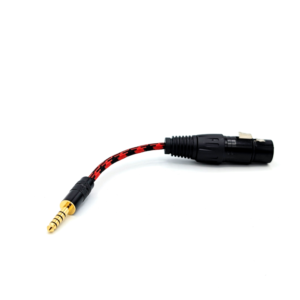 CST-AC4X-6: Custom 4-pin XLR to 4.4mm adapter – Hart Audio Cables