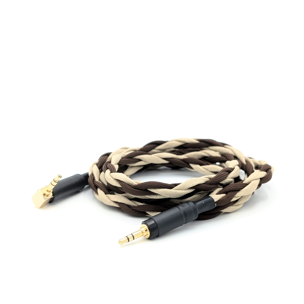 CHBRA-HC-1: Thick Braided 3.5mm headphone cable for Focal Hadenys / Az ...