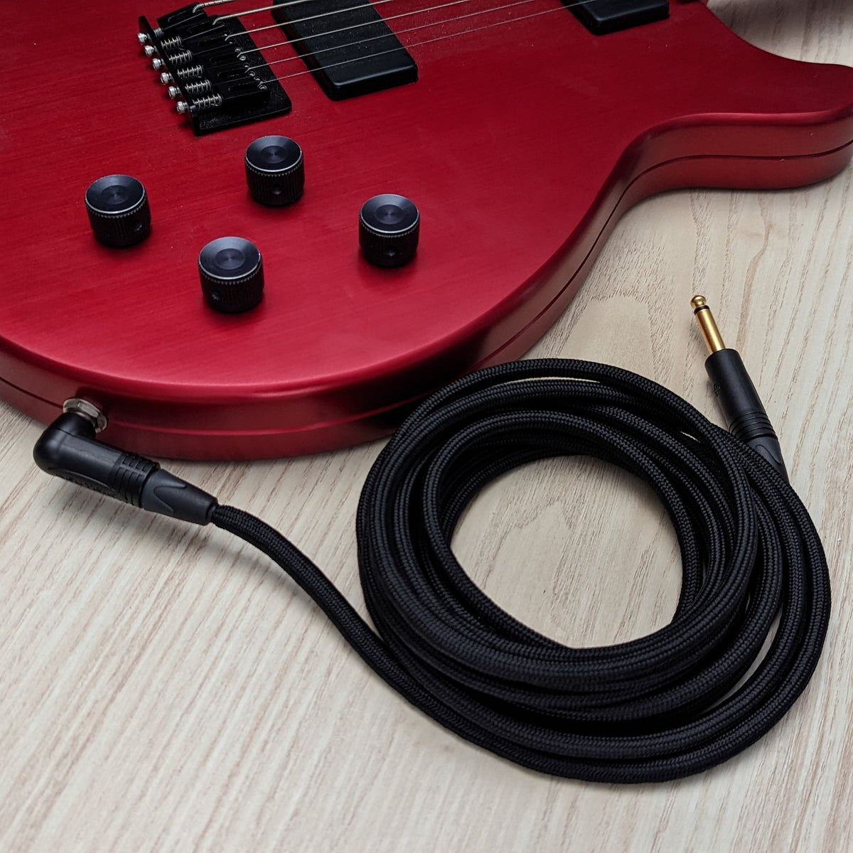 GC-2: Straight to Right Angle Instrument Cable (Color / Length options ...