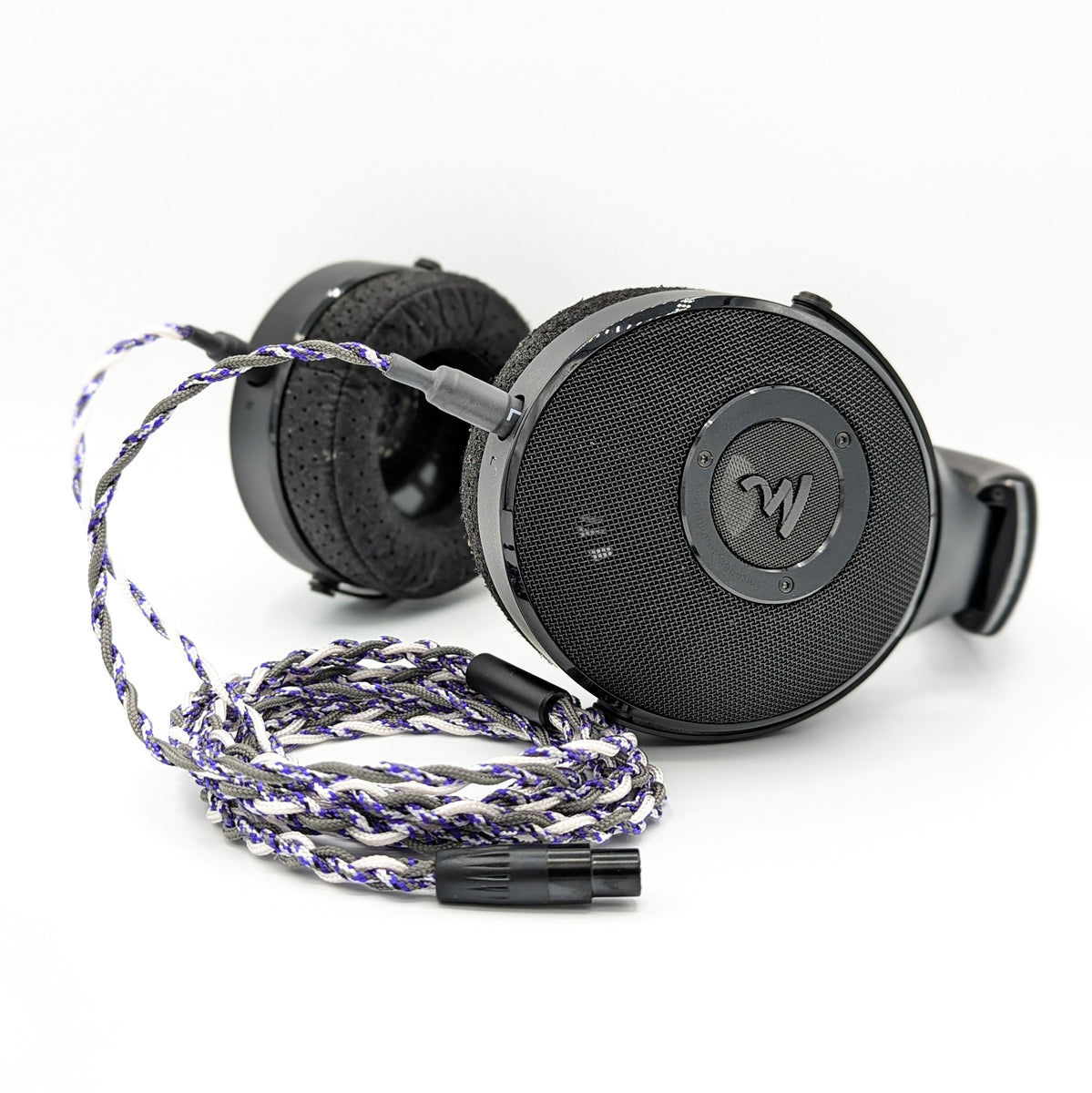 Custom Braided Dual 3.5mm TRS Balanced Headphone Cable For Focal Headp ...